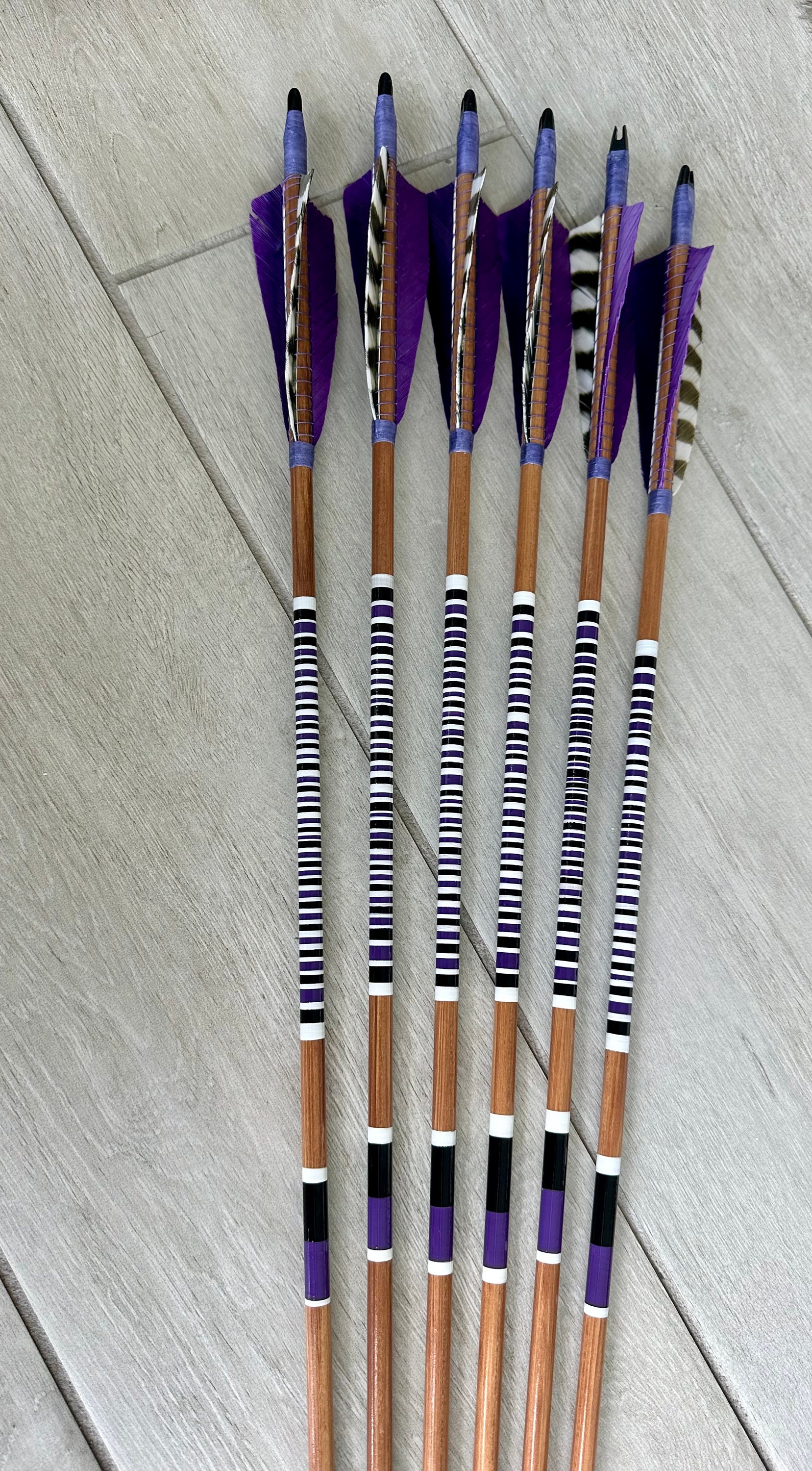 35-40 Spine, 125 Grain Brass Points hand Polished, Parallel Port Orford ...