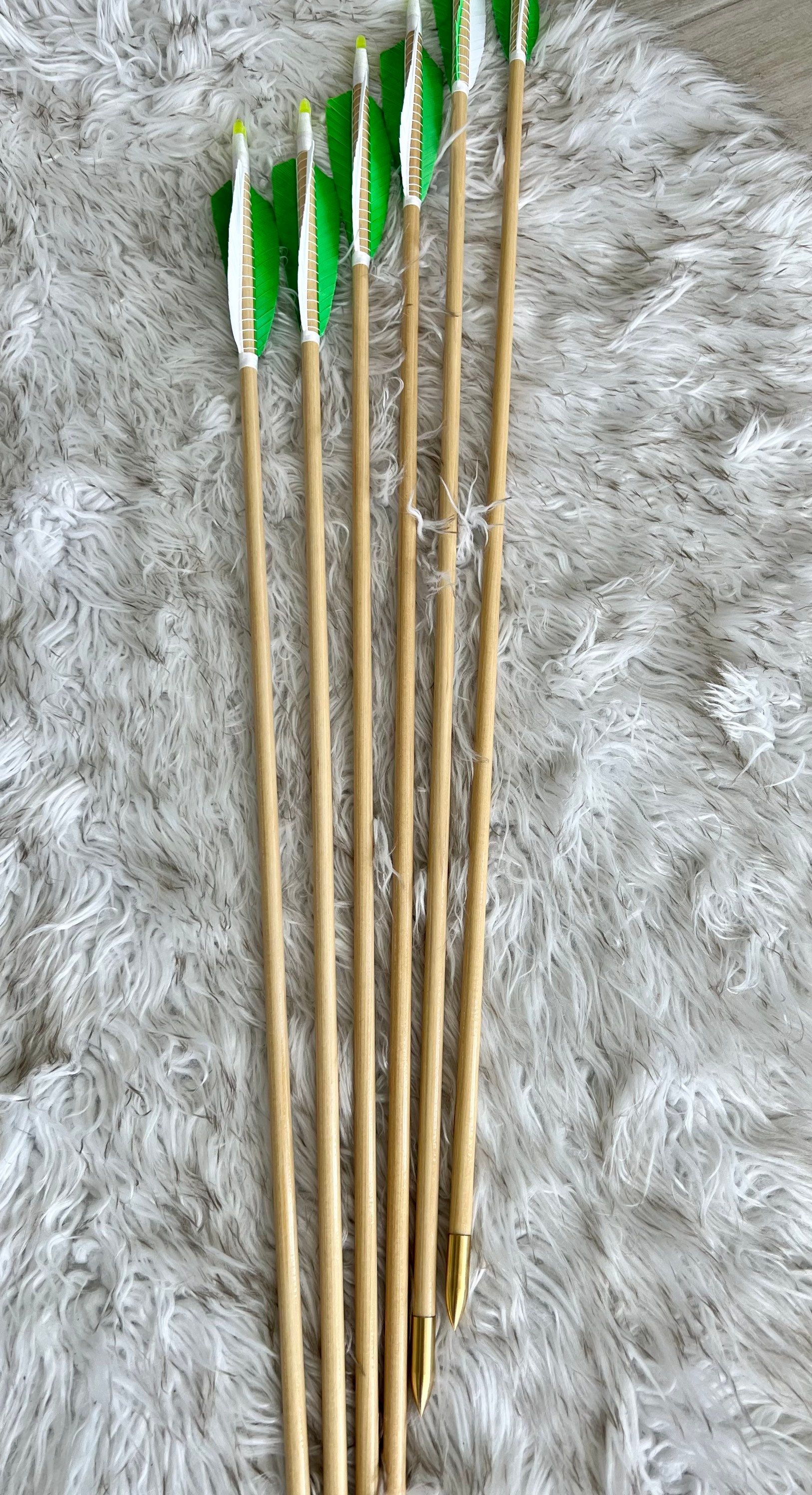 45-50# Spine, 125 Grain Brass Points, Parallel Port Orford Cedar Wood ...