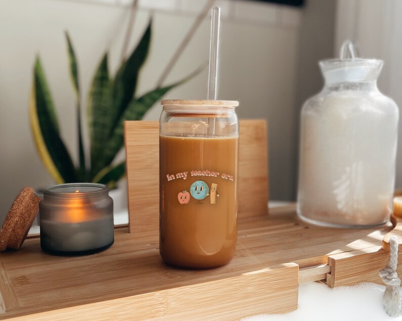 Retro Teacher Gift, Teacher Graduation Gift, Appreciation, Iced Coffee ...