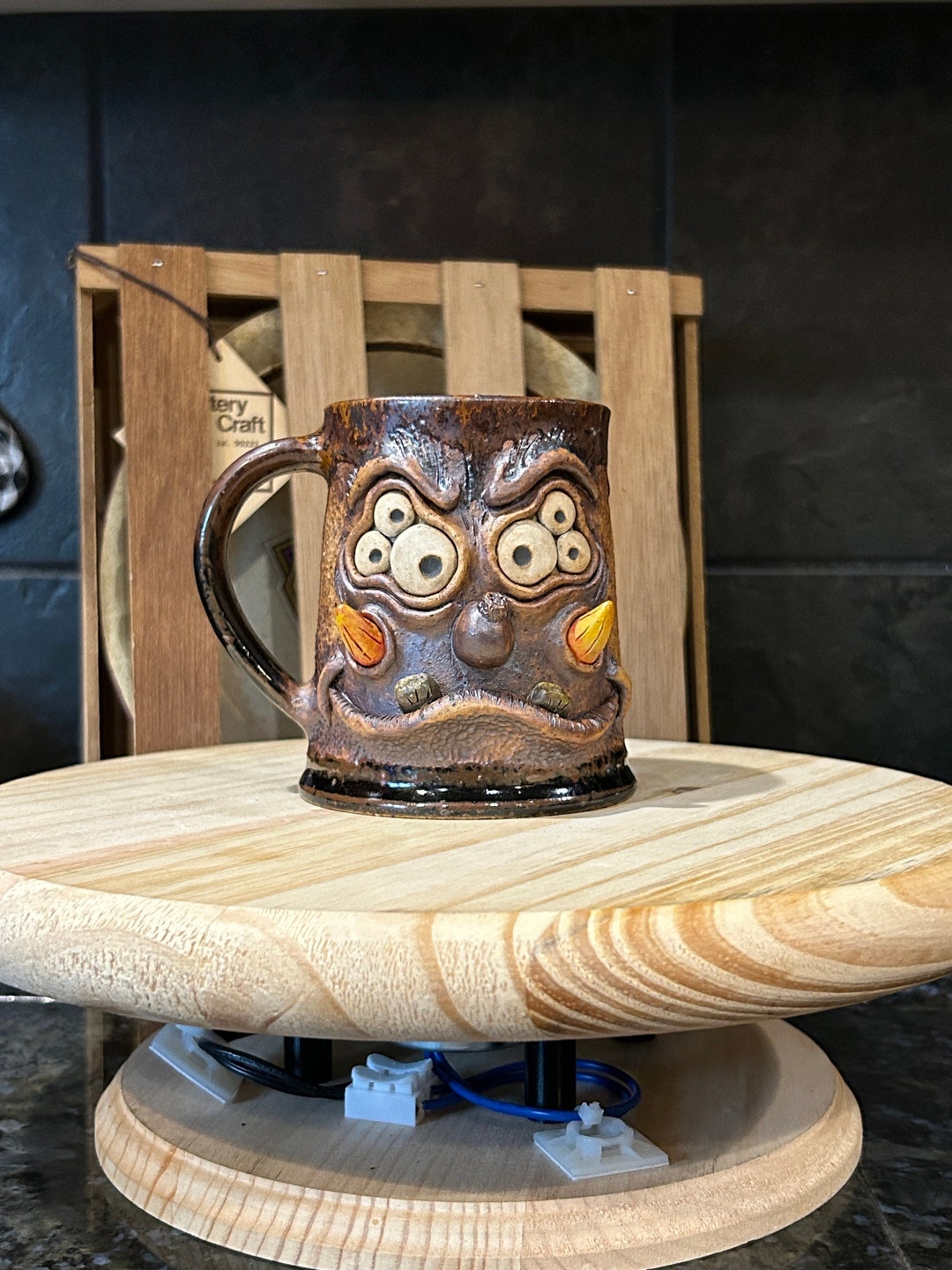 Handcrafted Monster Mug Goblin Mug Orc Mug Ogre Mug Face - Etsy