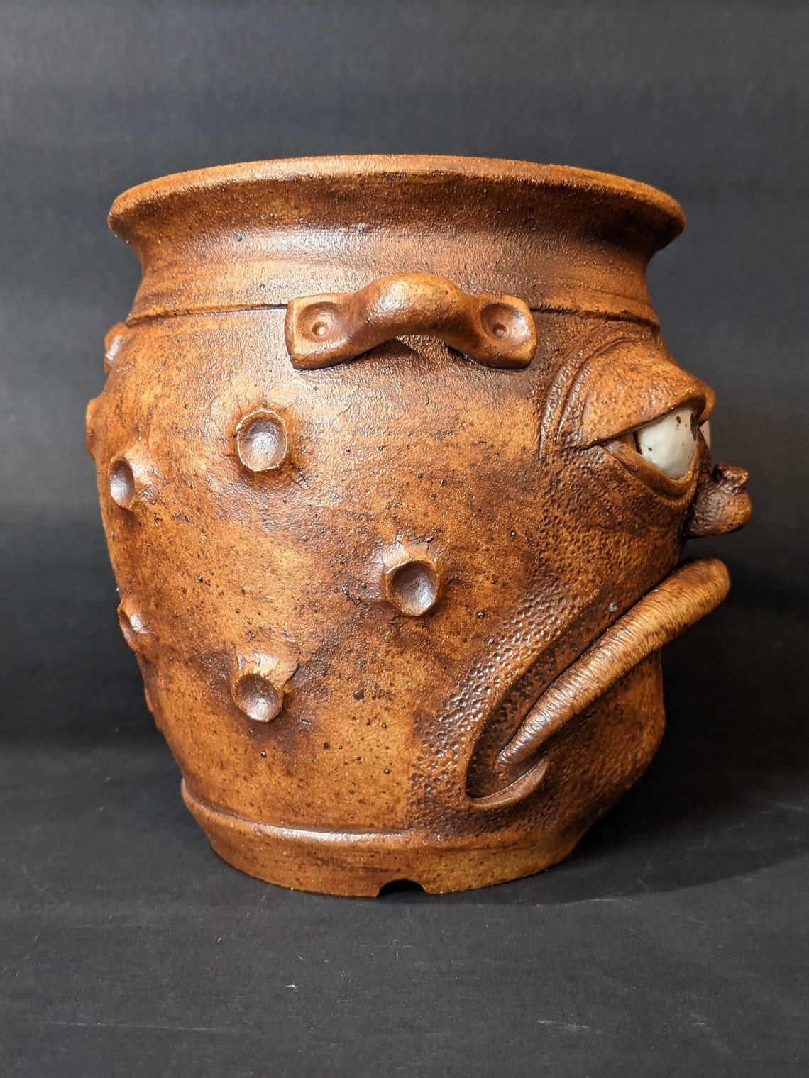 Grumpy Goblin Pottery Planter: Handmade Succulent Hanging Planter - Etsy