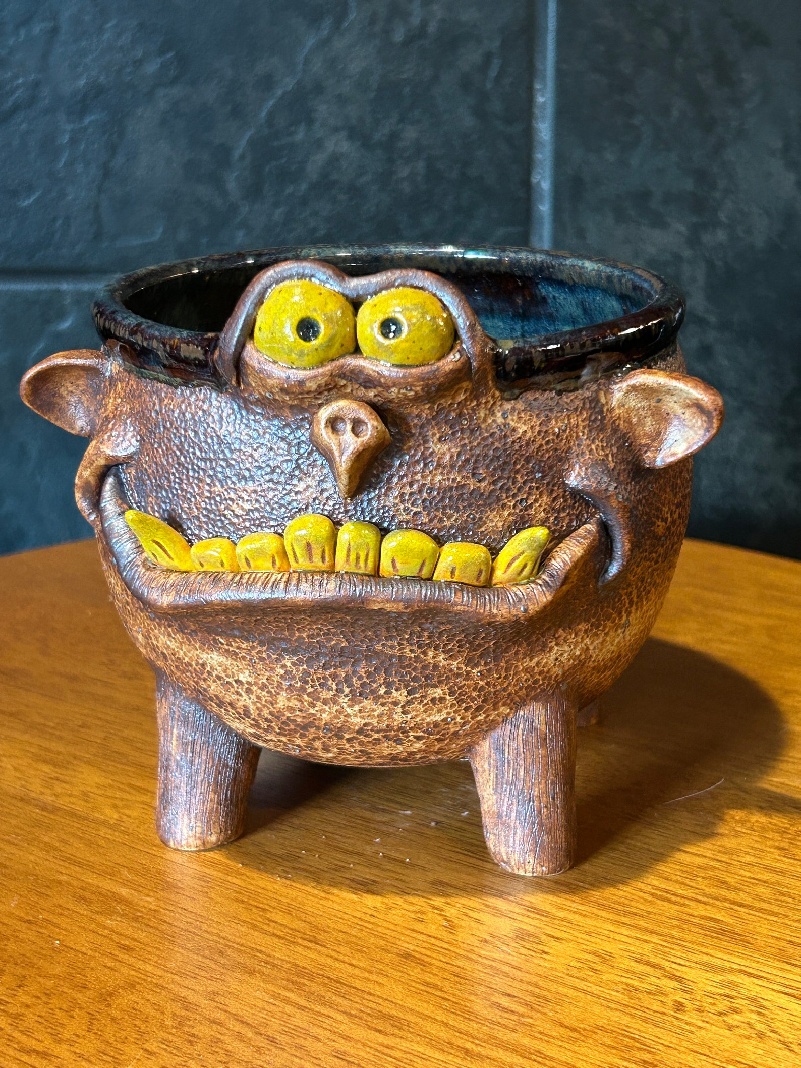 Candy Bowl, Monster Pottery, Goblin, Ogre, Troll, Orc, Candy, Coffee ...
