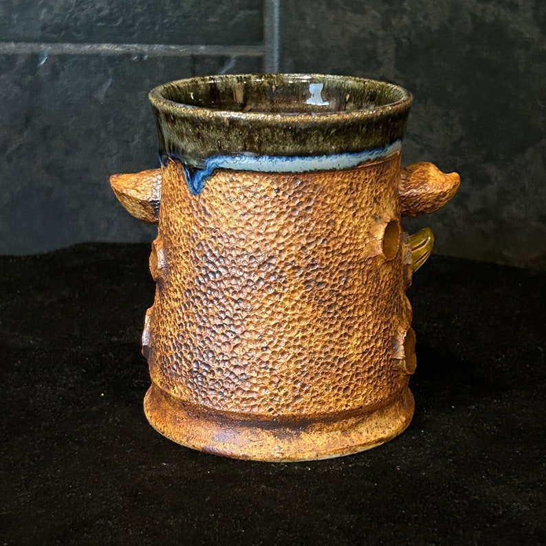 Handcrafted Monster Mug, Goblin Mug, Orc Mug, Ogre Mug, Face Mug, Cool ...