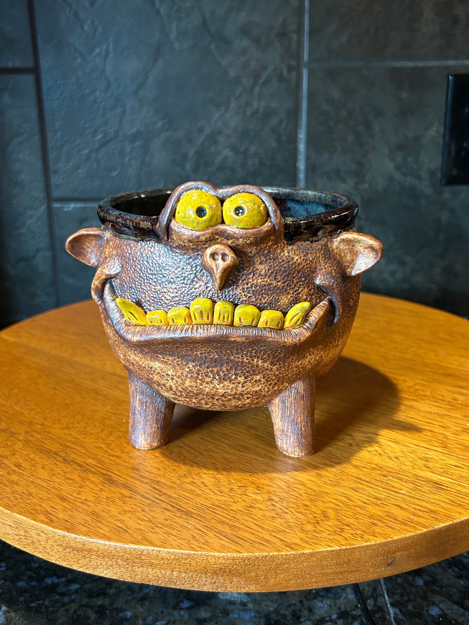 Candy Bowl, Monster Pottery, Goblin, Ogre, Troll, Orc, Candy, Coffee ...