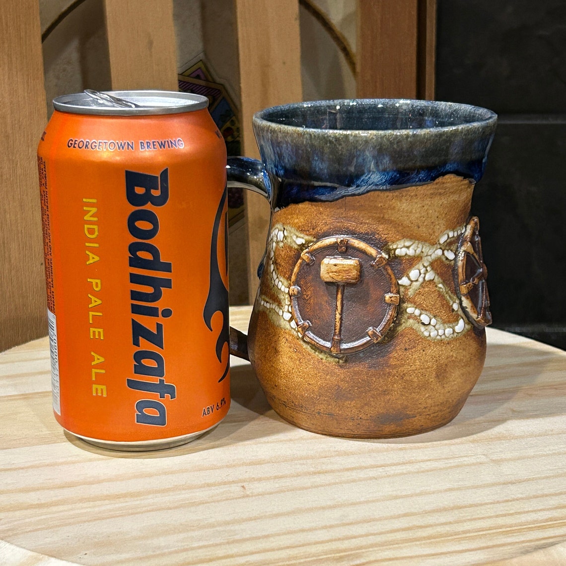 Viking Mughandcrafted Mugthor Mugcool Mugscool Coffee - Etsy