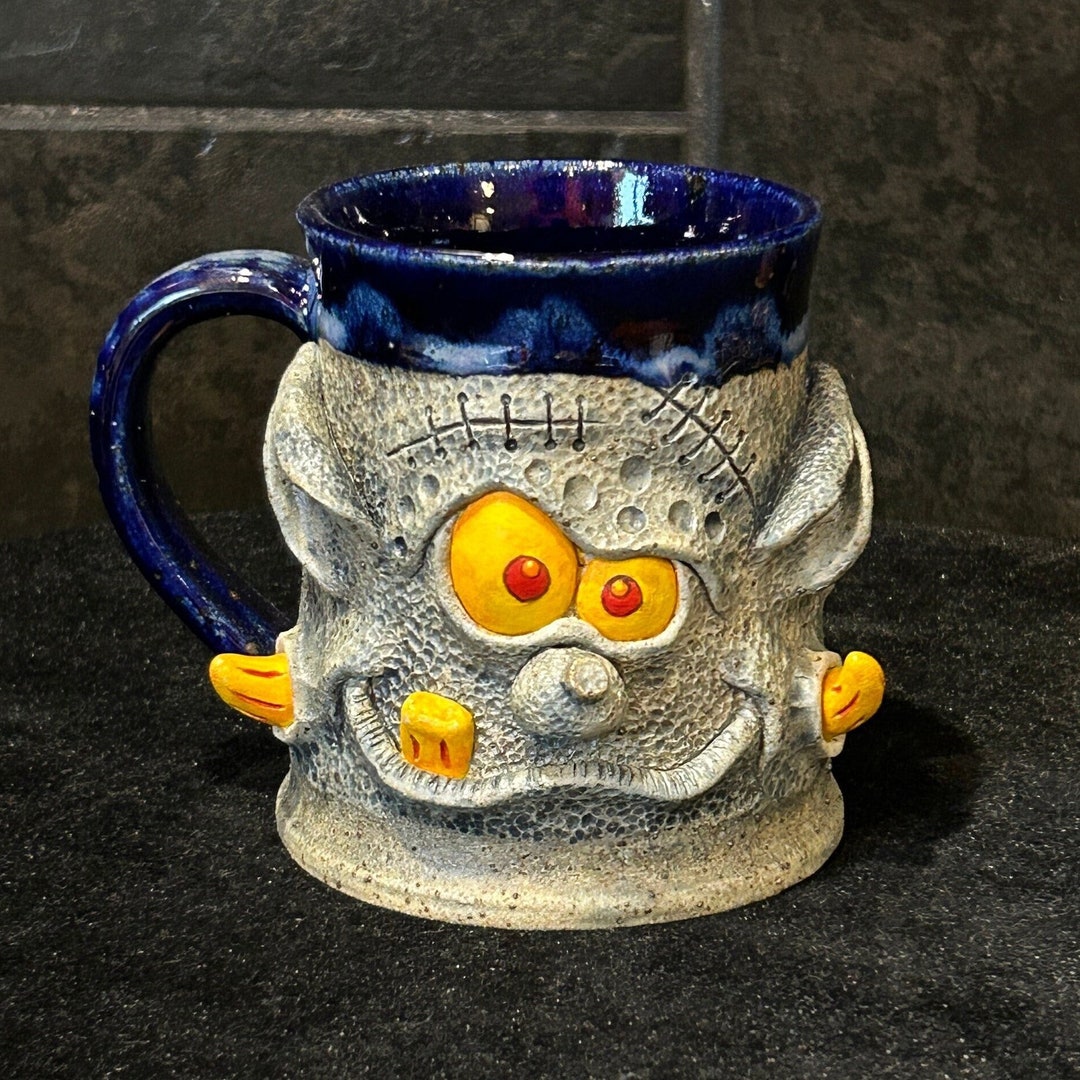 102 Handcrafted Monster Mug, Goblin Mug, Orc Mug, Ogre Mug, Face Mug ...