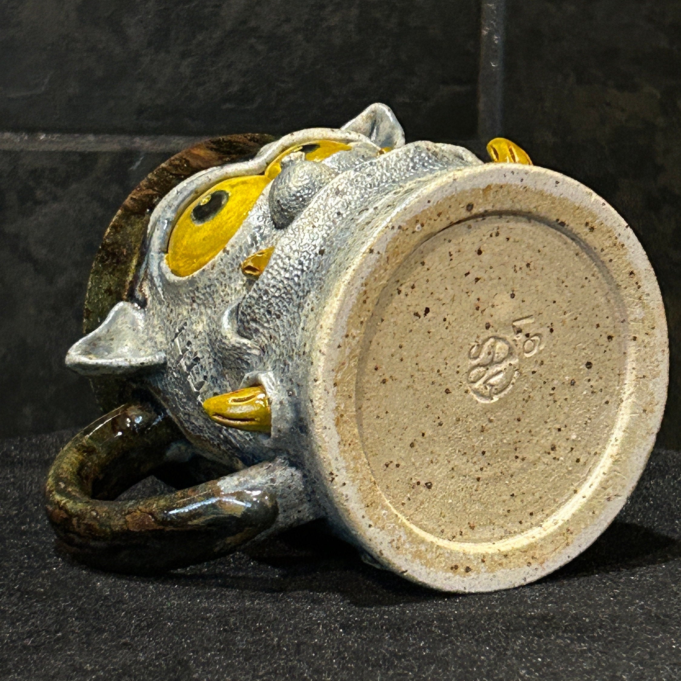 Handcrafted Monster Mug, Goblin Mug, Orc Mug, Ogre Mug, Face Mug, Cool ...