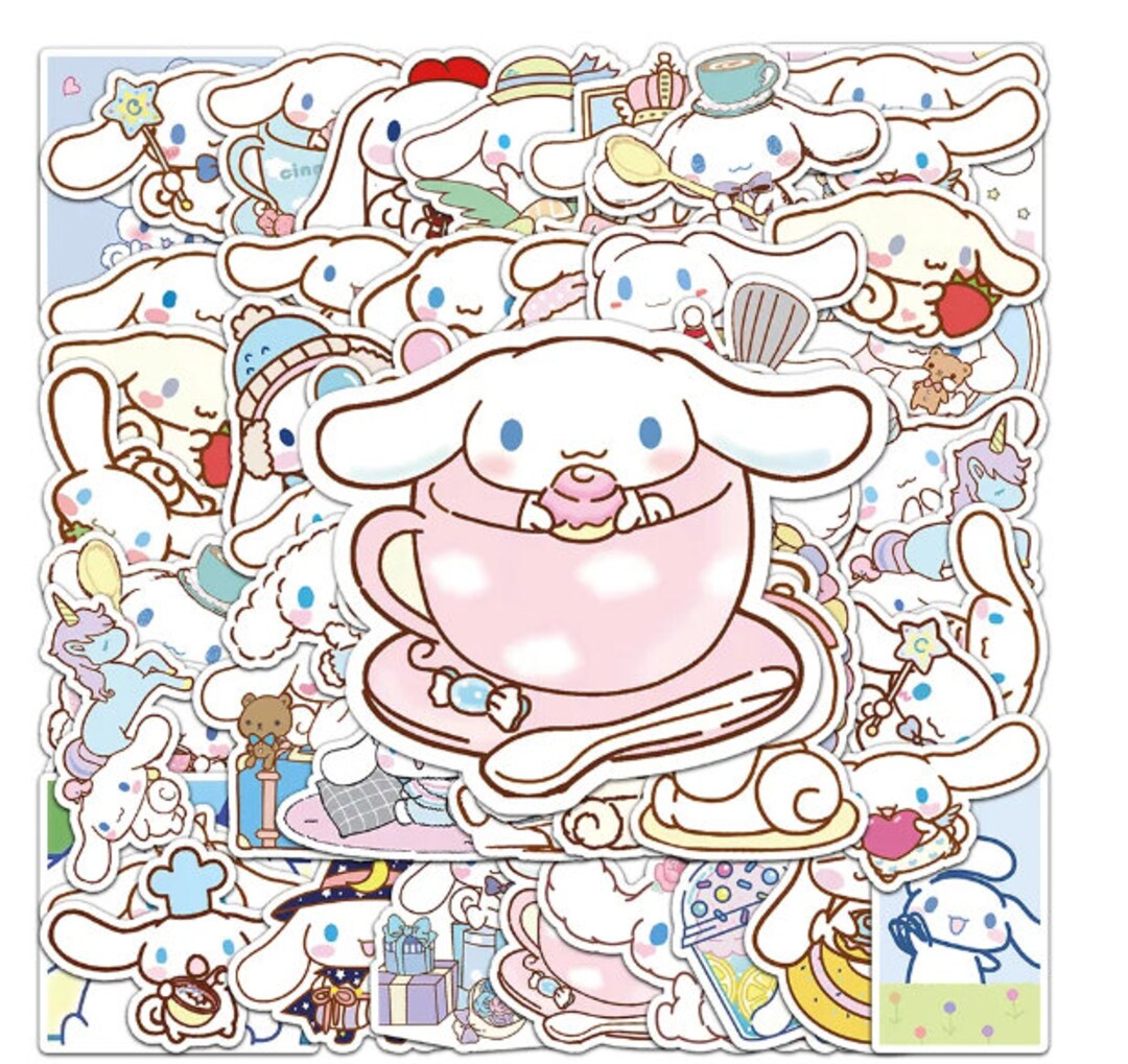 Funny Cinnamoroll Stickers Cartoon Cute Kids Toy Decals PVC - Etsy