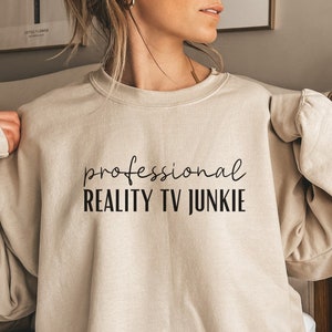 Sweatshirt for Reality TV Show Lover, Introvert Gift Idea, TV Lover ...