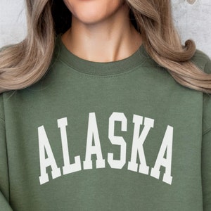 Alaska Custom Sweatshirt for Alaskan Cruise Family Vacation Crewneck ...
