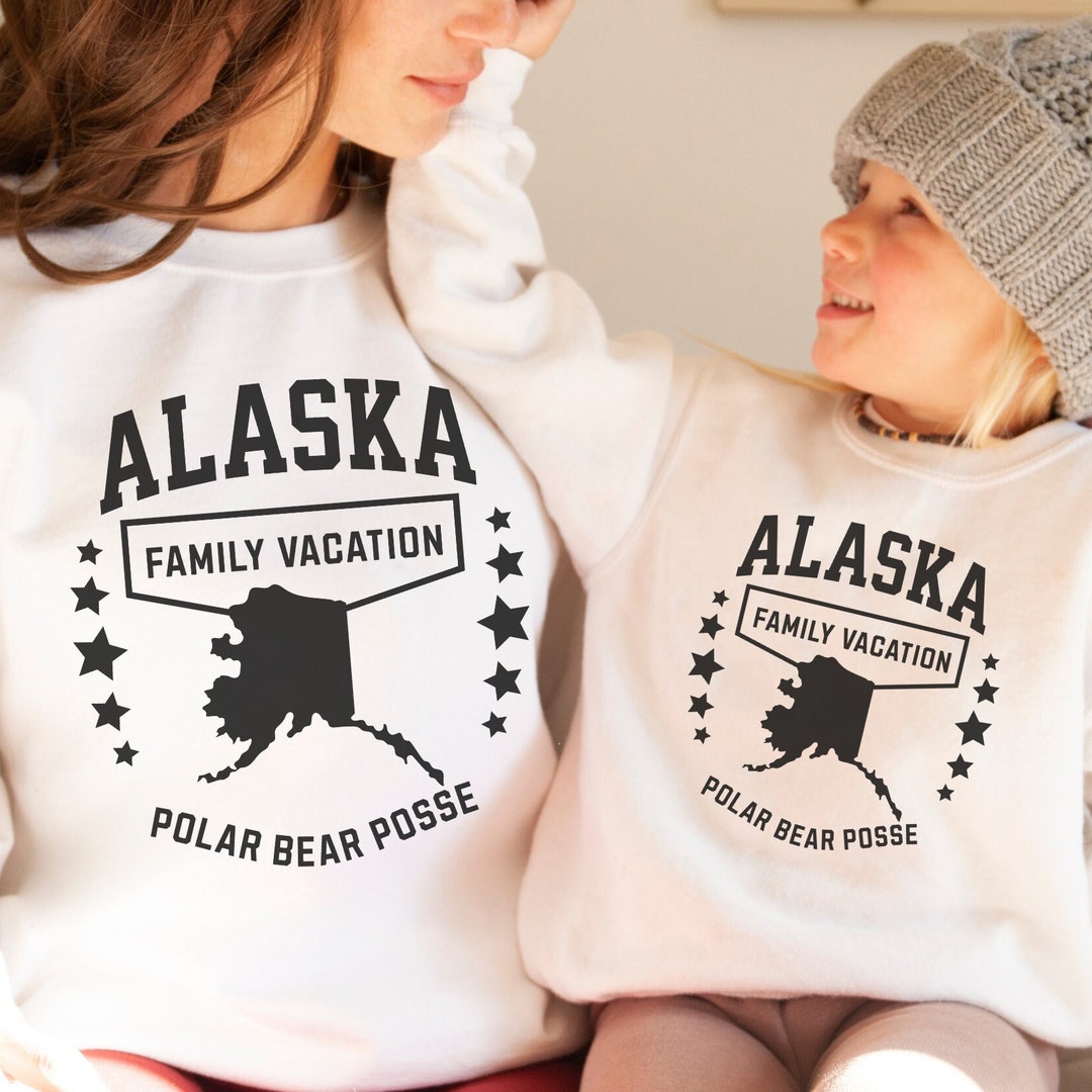 Alaska Family Vacation Matching Sweatshirt Cute Alaska - Etsy