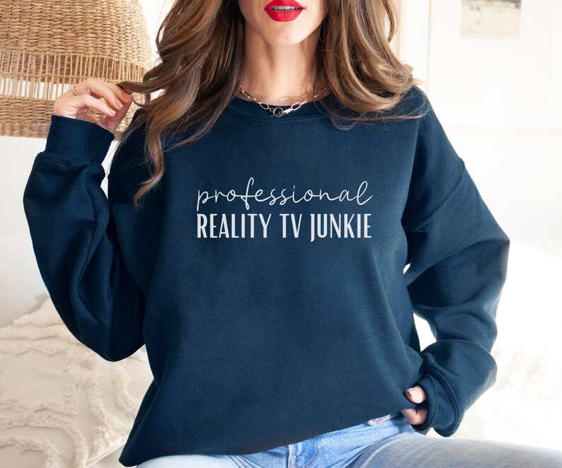 Sweatshirt for Reality TV Show Lover Introvert Gift Idea TV - Etsy