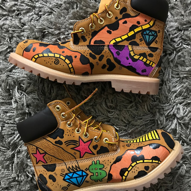 Custom Timberland - Etsy