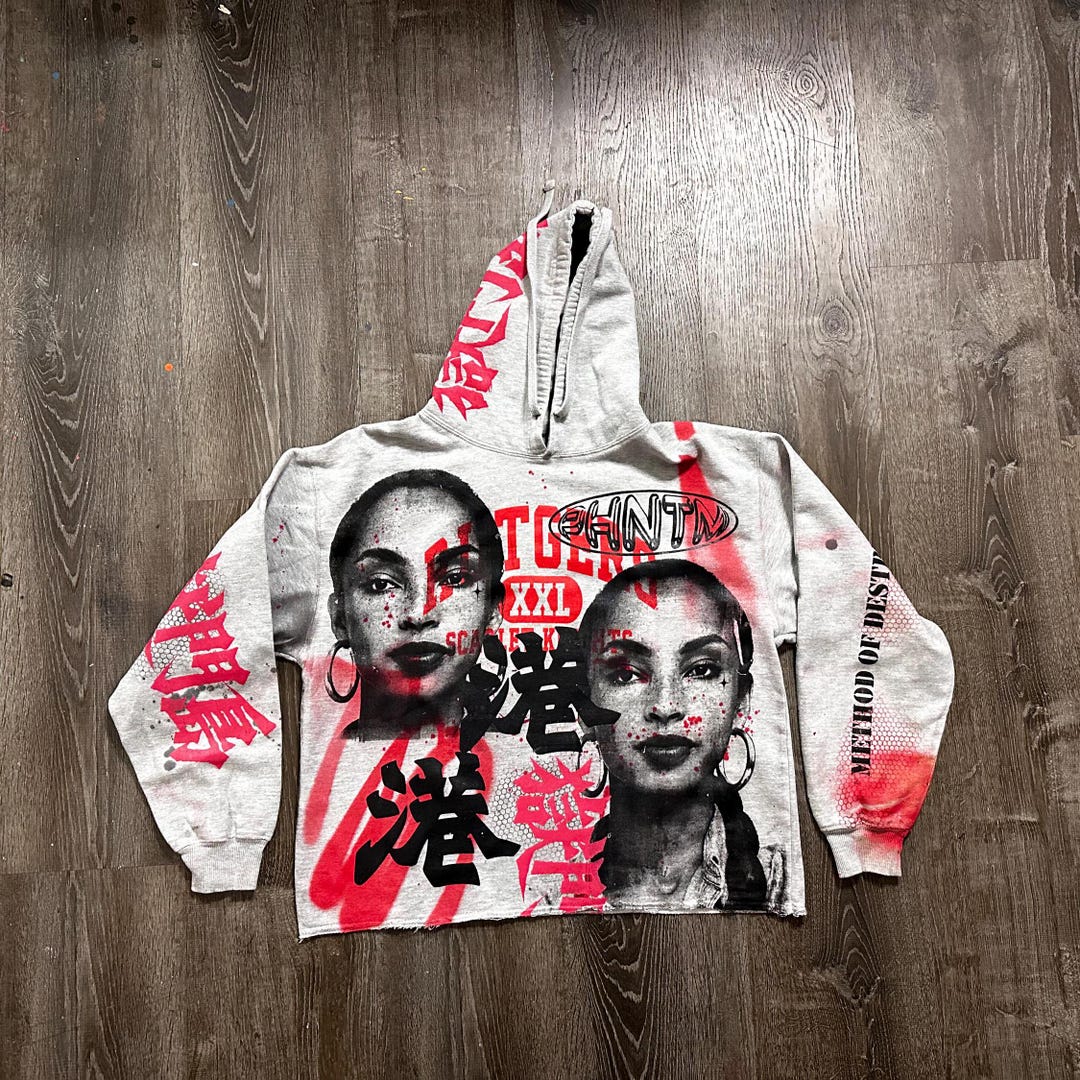 Sade Adu Kanji Art Dept Make Art Not War Hand Painted Custom Made ...