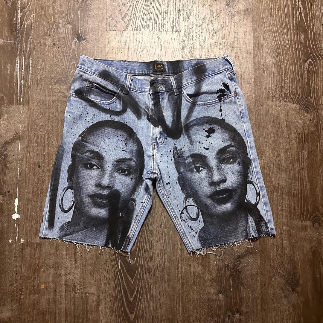 Custom Screen Print Vintage Levi's 505 Jeans | Hand Printed Streetwear ...