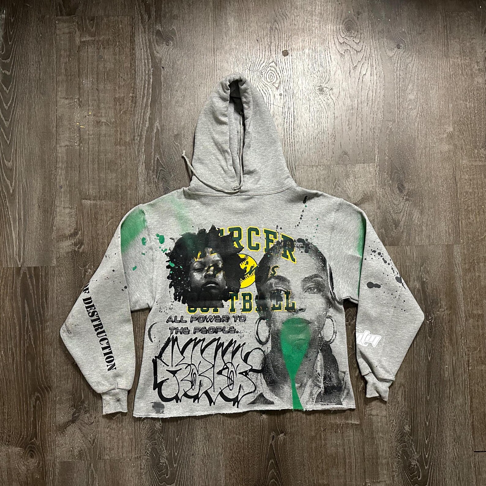 Sade Adu Akira Art Dept Make Art Not War Hand Painted Custom Made ...