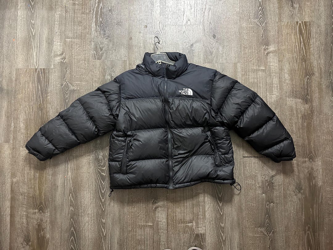 The North Face 700 Mens 1996 Retro Nuptse Puffer Bubble Jacket Black ...