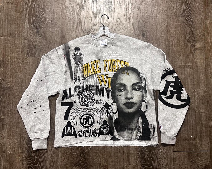 Sade Adu Akira Art Dept Make Art Not War Y2K Hand Painted Custom Made ...