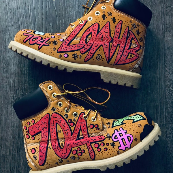 CUSTOM TIMBERLAND - Etsy