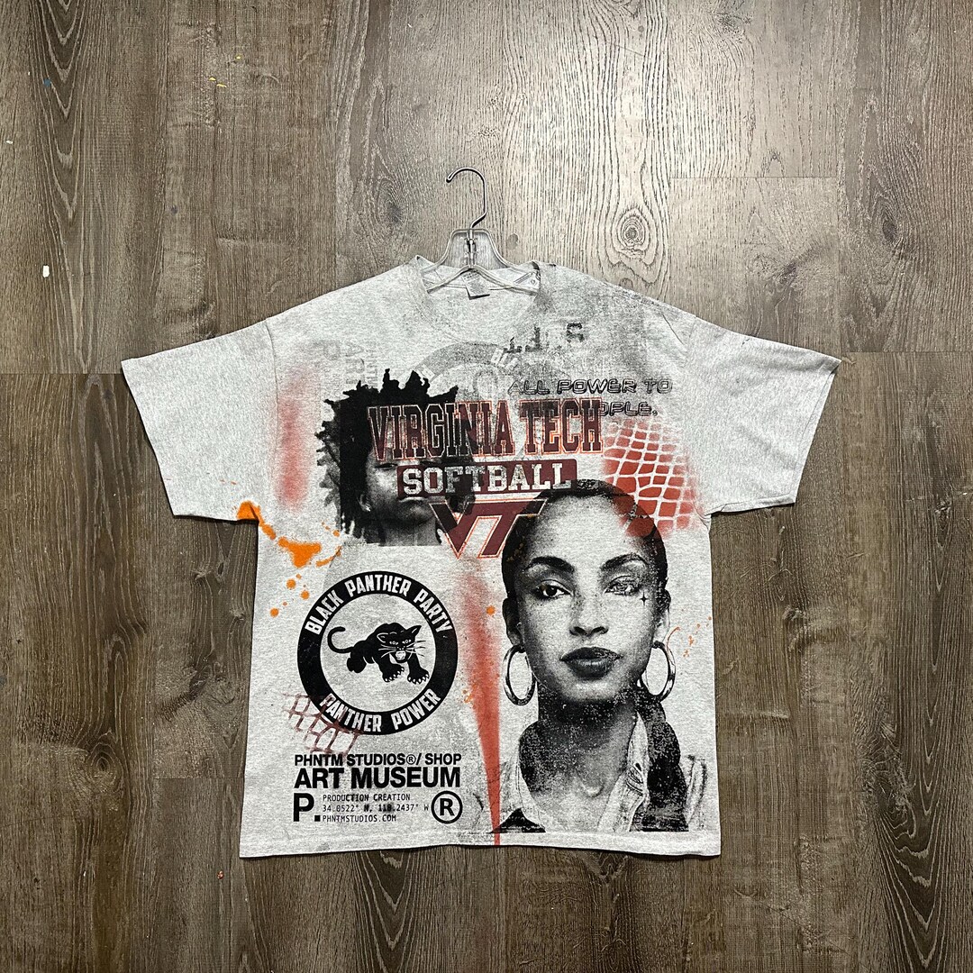 Sade Adu Make Art Not War Heavy Metal Y2K Hand Painted Custom Made Silk ...