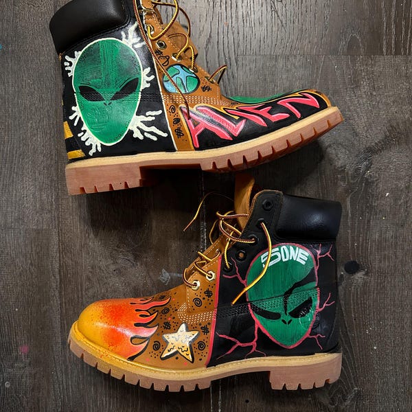 Custom Timberland Boots - Etsy