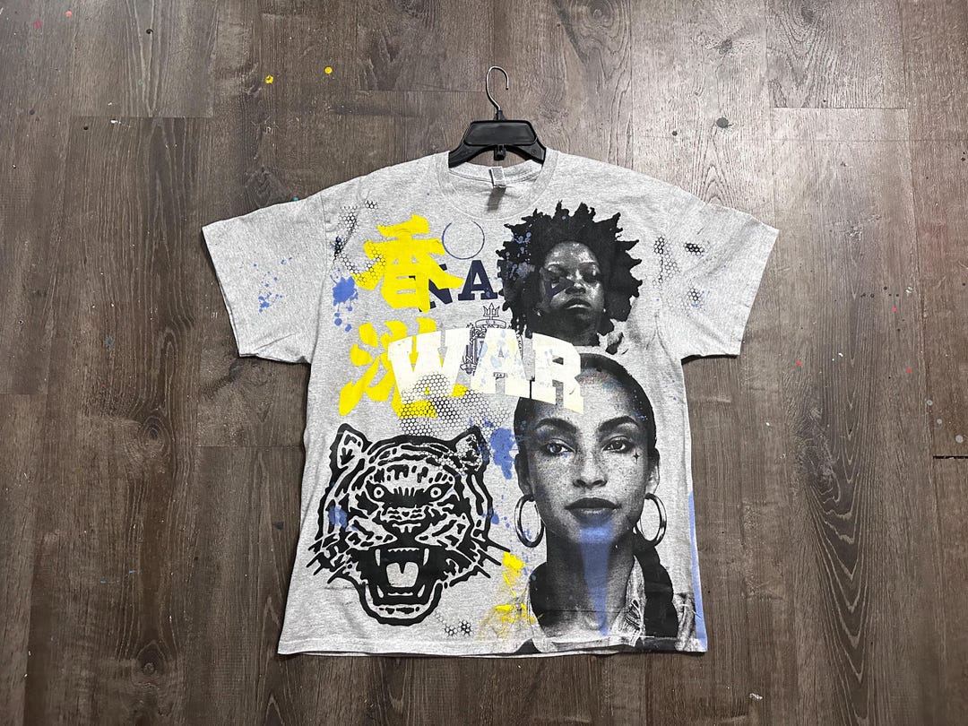 Sade Adu Black Panther Kanji War Art Dept Make Art Not War Custom Made ...