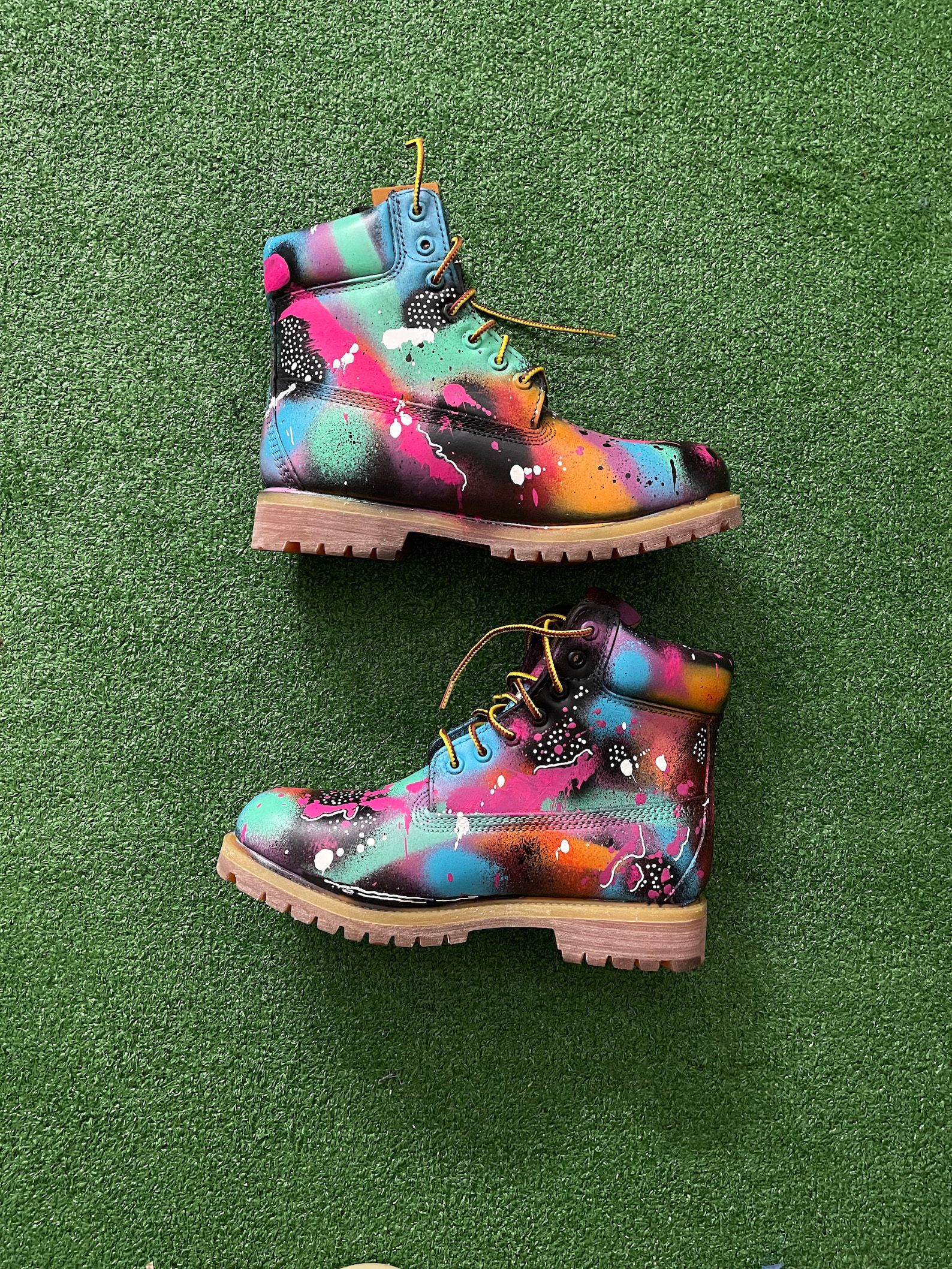 Custom Timberland Premium Boots | Custom Made Boots | Hand Painted ...