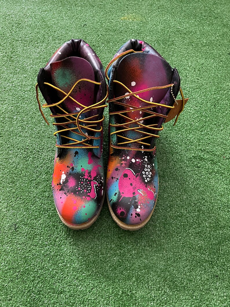 Custom Timberland Premium Boots | Custom Made Boots | Hand Painted ...