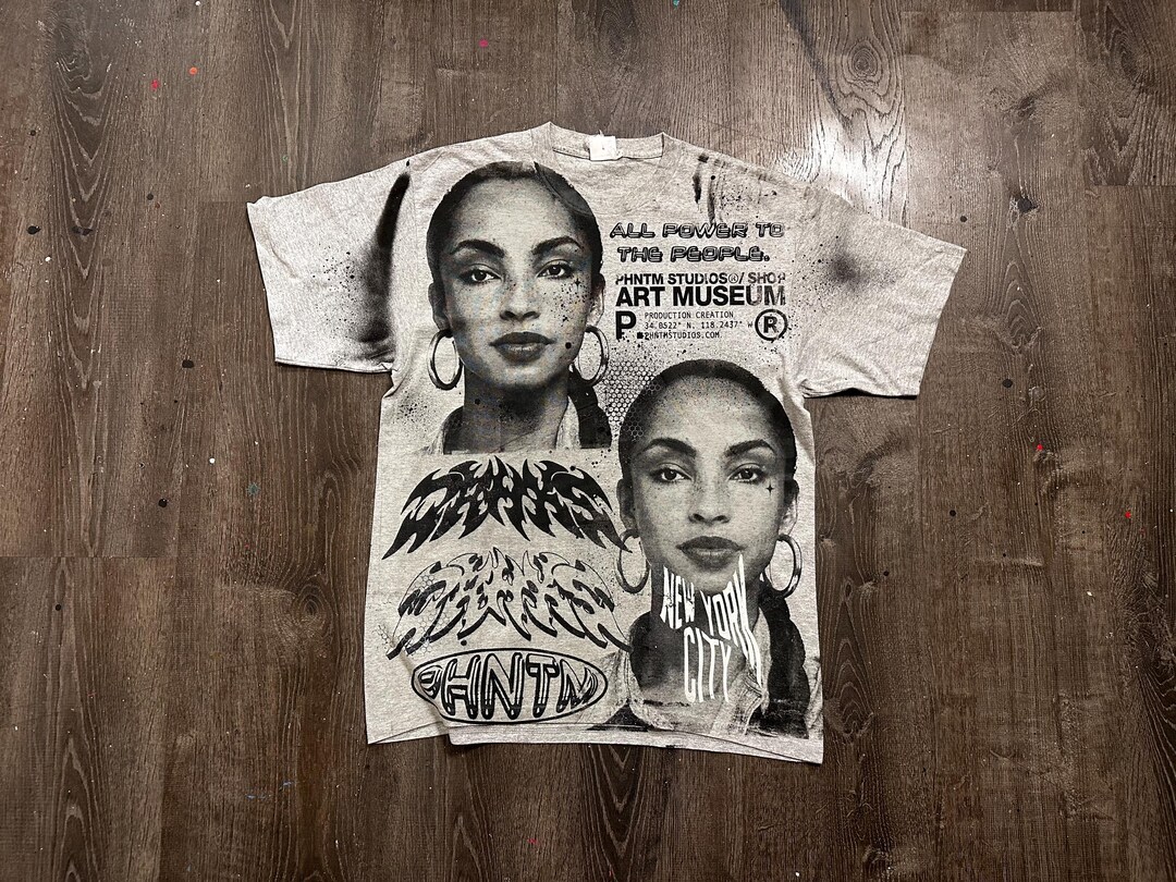 Sade Adult Heavy Metal NYC Make Art Not War Custom Made Screen Print ...