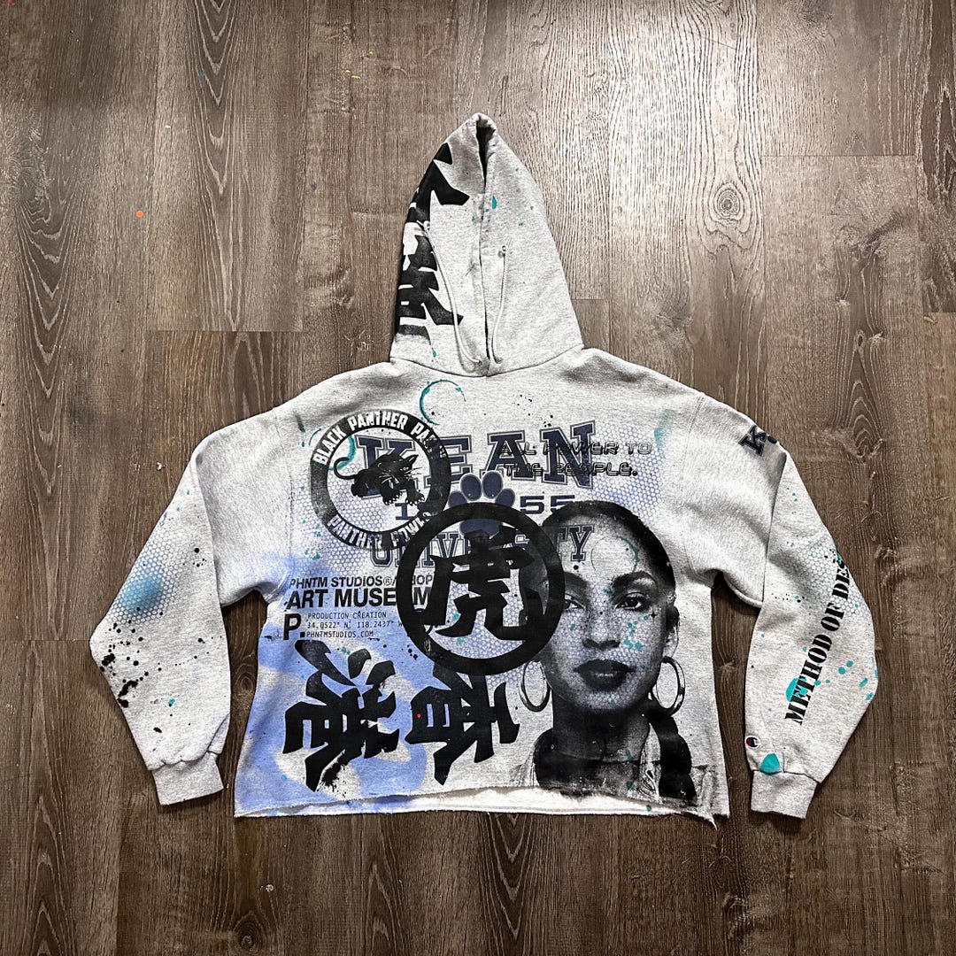 Sade Adu Kanji Art Dept Make Art Not War Hand Painted Custom Made ...