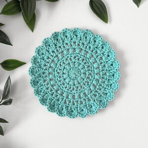 CROCHET PATTERN, Lottie and Lulu’s Lacy Coaster, Crochet Coaster, Quick ...