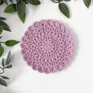 CROCHET PATTERN, Lottie and Lulu’s Lacy Coaster, Crochet Coaster, Quick ...