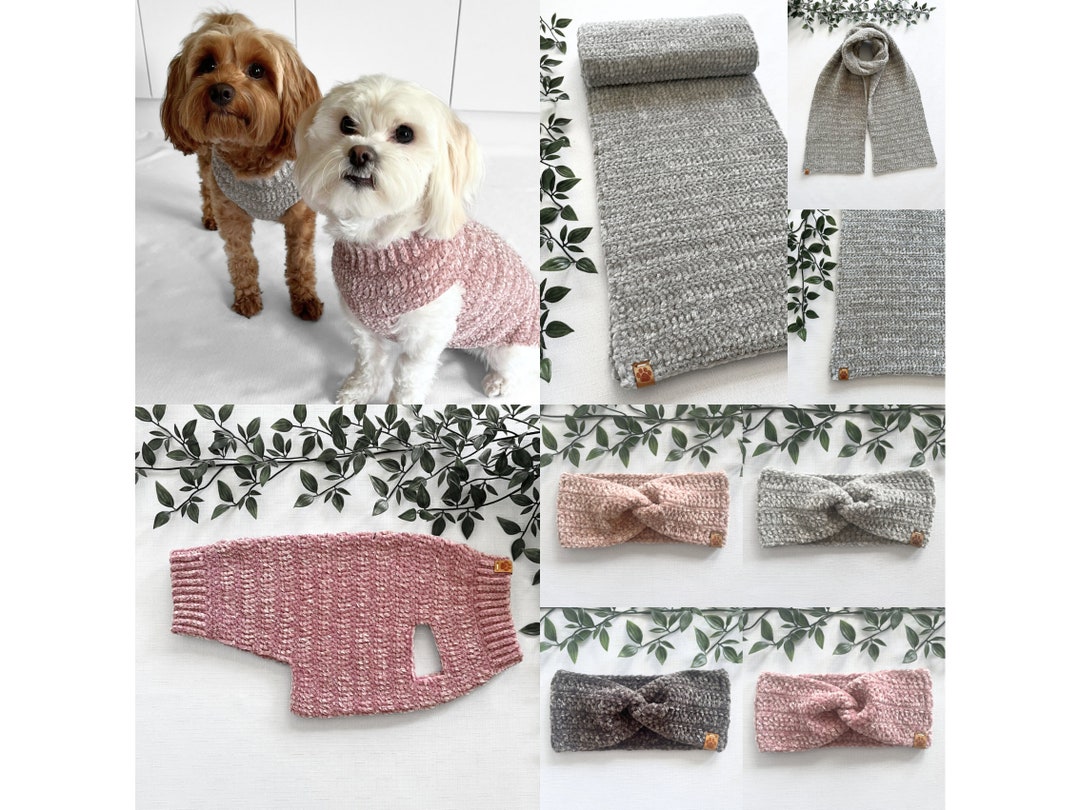 CROCHET PATTERN BUNDLE, Lottie and Lulus Super Snuggly Pet Sweater ...