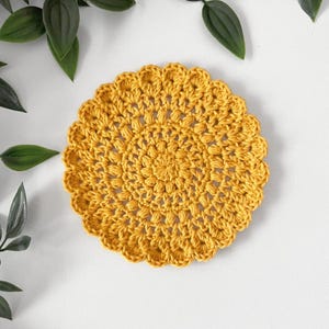 CROCHET PATTERN, Lottie and Lulu’s Lacy Coaster, Crochet Coaster, Quick ...