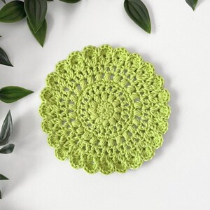 CROCHET PATTERN, Lottie and Lulu’s Lacy Coaster, Crochet Coaster, Quick ...