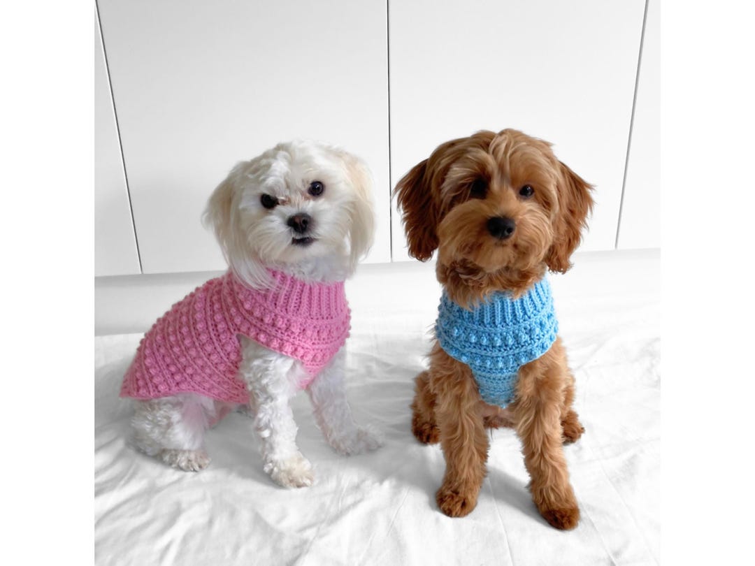 CROCHET PATTERN, Lottie and Lulus Spotty Doggy Jumper Crochet Pattern ...
