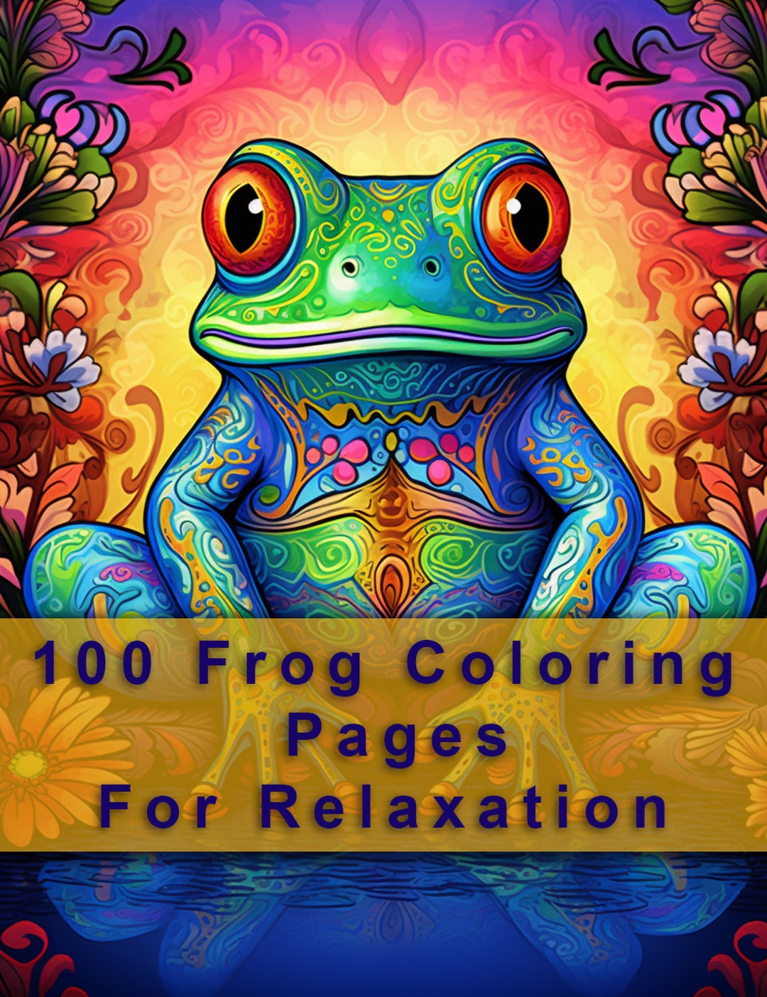 100 Frog Coloring Pages for Everyone - Etsy