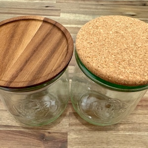 Weck Jars: Wide Mouth Glass Jars for Sourdough - Etsy