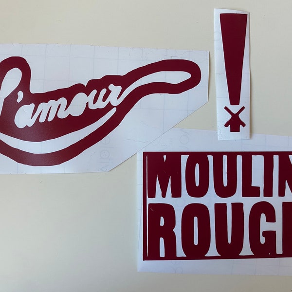 Moulin Rouge Car Stickers - Etsy