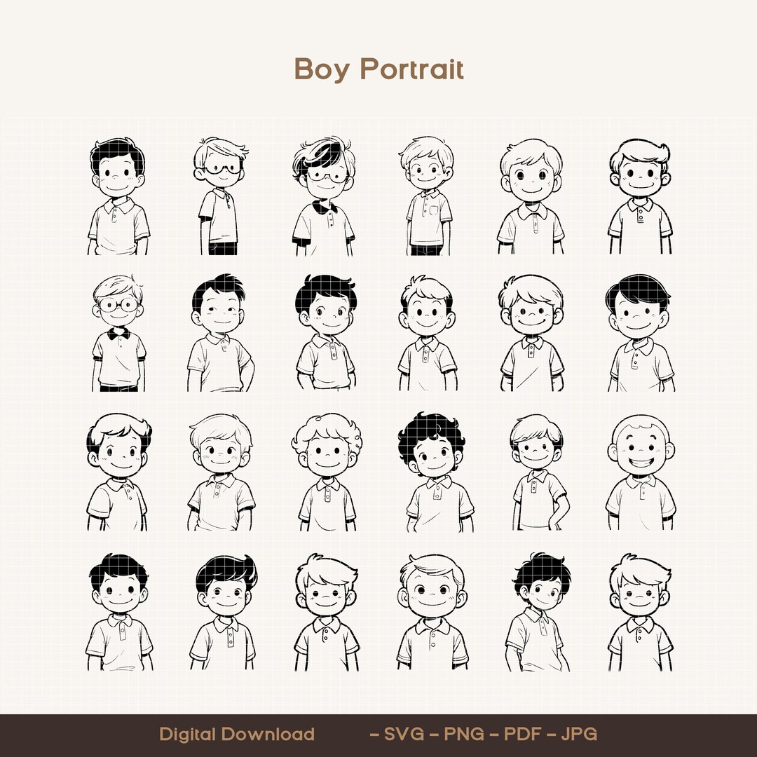 Little Boy Svg Bundle, Little Boy Svg, Cut Files for Cricut, Cut Files ...