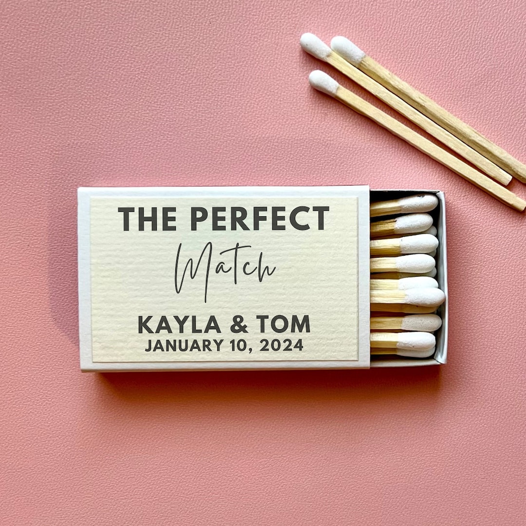 Personalized Wedding Matches Bulk Wedding Favors Ideas Wedding Shower ...