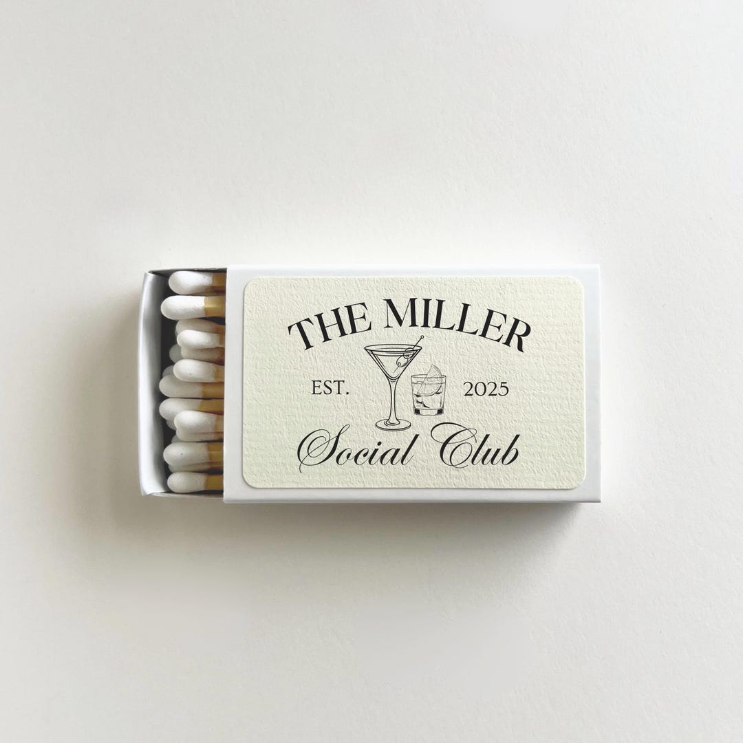 Personalized Wedding Matches Custom Matchbooks Personalized ...