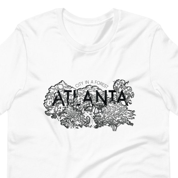 Atlanta Skyline Shirt - Etsy