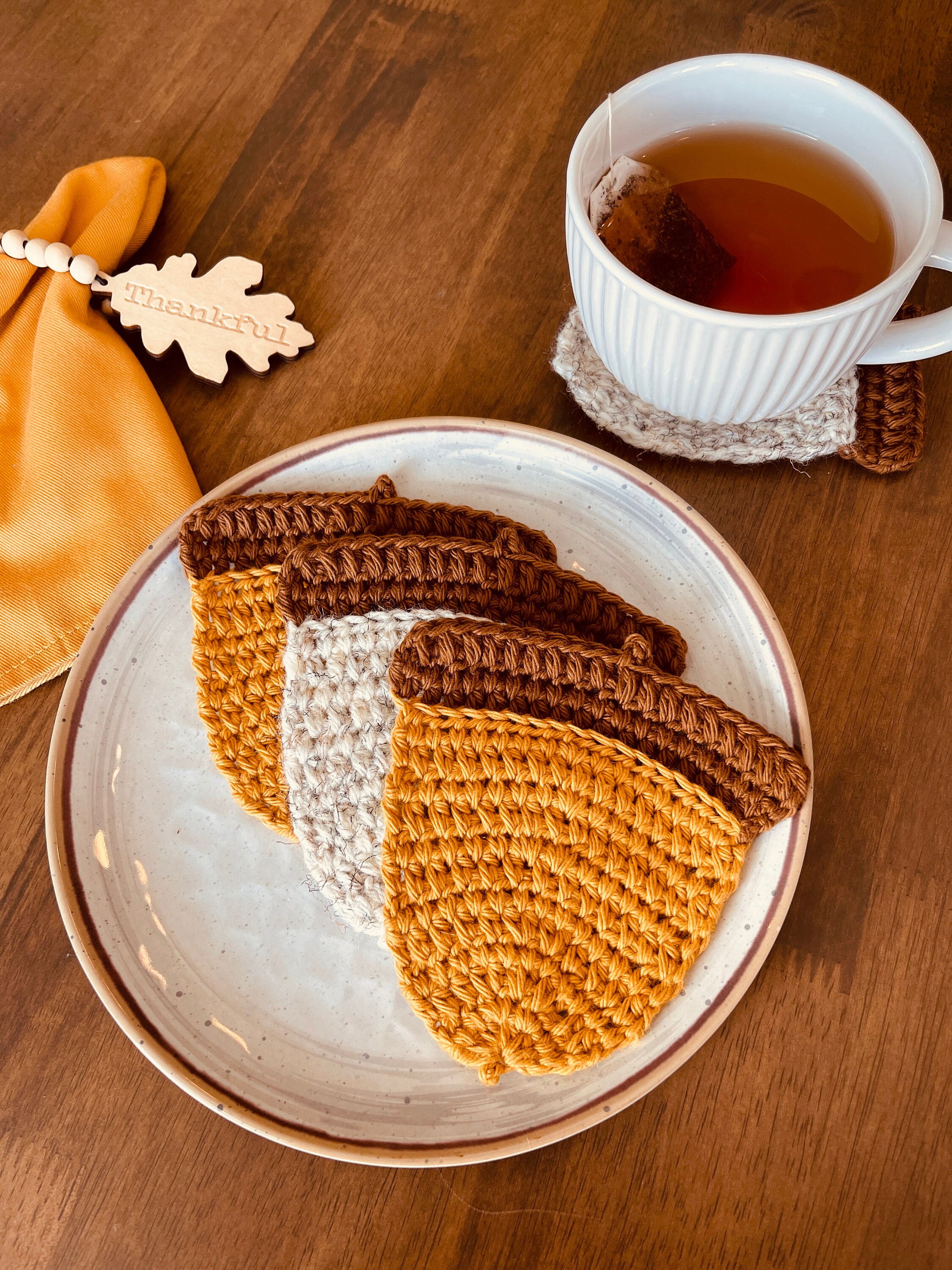 CROCHET PATTERN: White Oak Acorn Coaster - Etsy