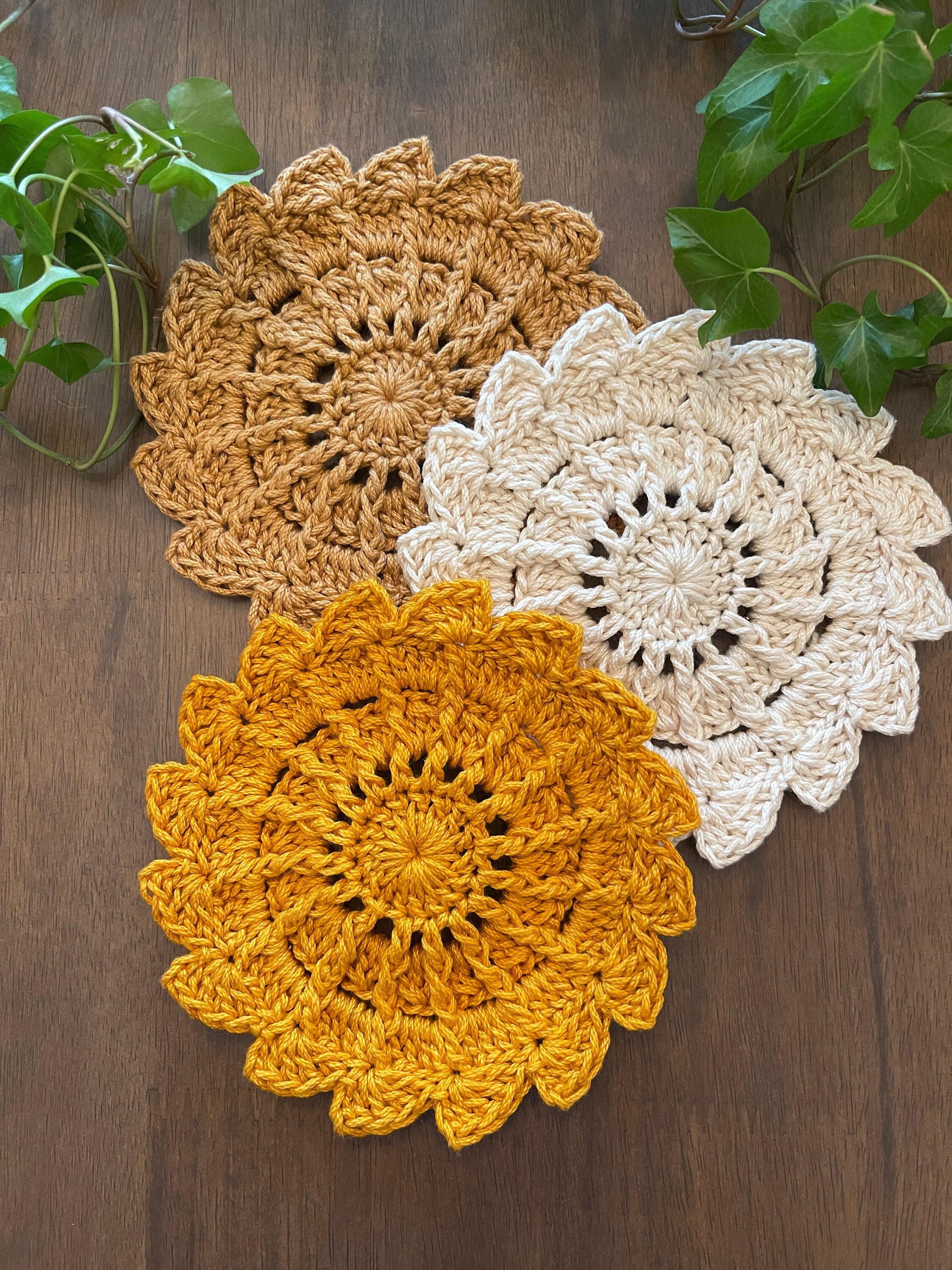 CROCHET PATTERN: the Morning Star Sun Crochet Coaster - Etsy