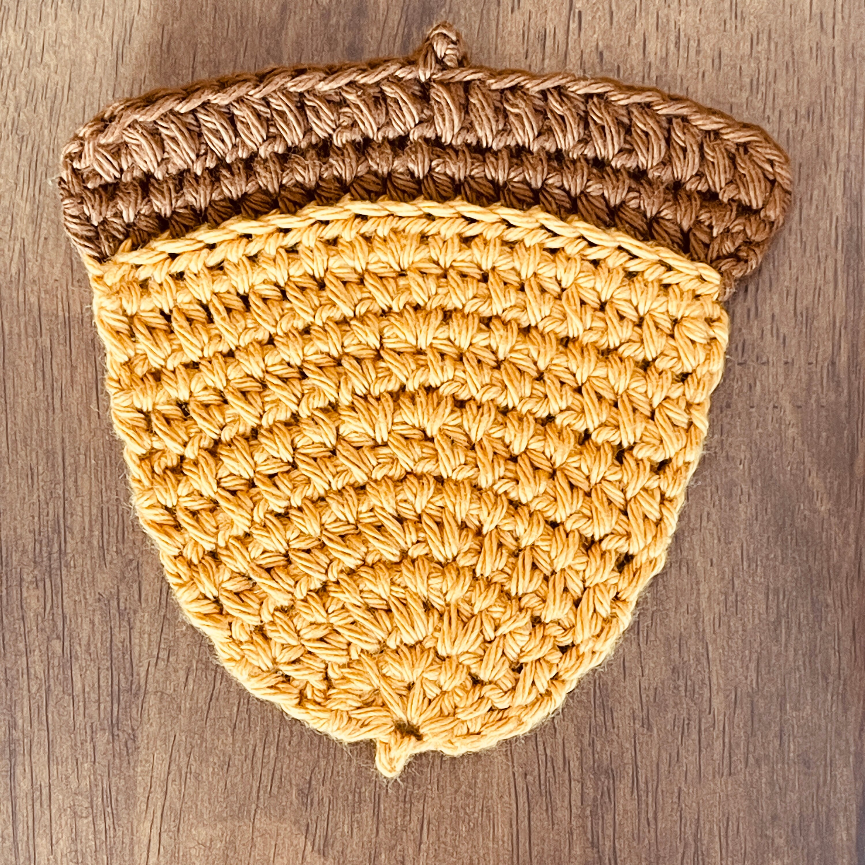 CROCHET PATTERN: White Oak Acorn Coaster - Etsy