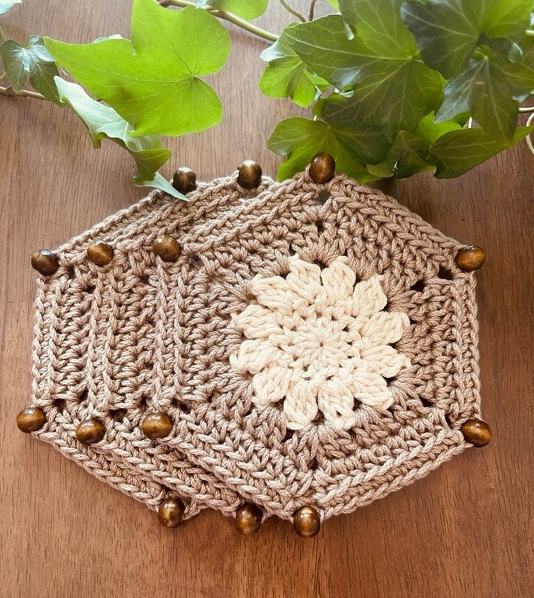 CROCHET PATTERN: Fresh Daisy Crochet Coaster INTERMEDIATE Project Level ...