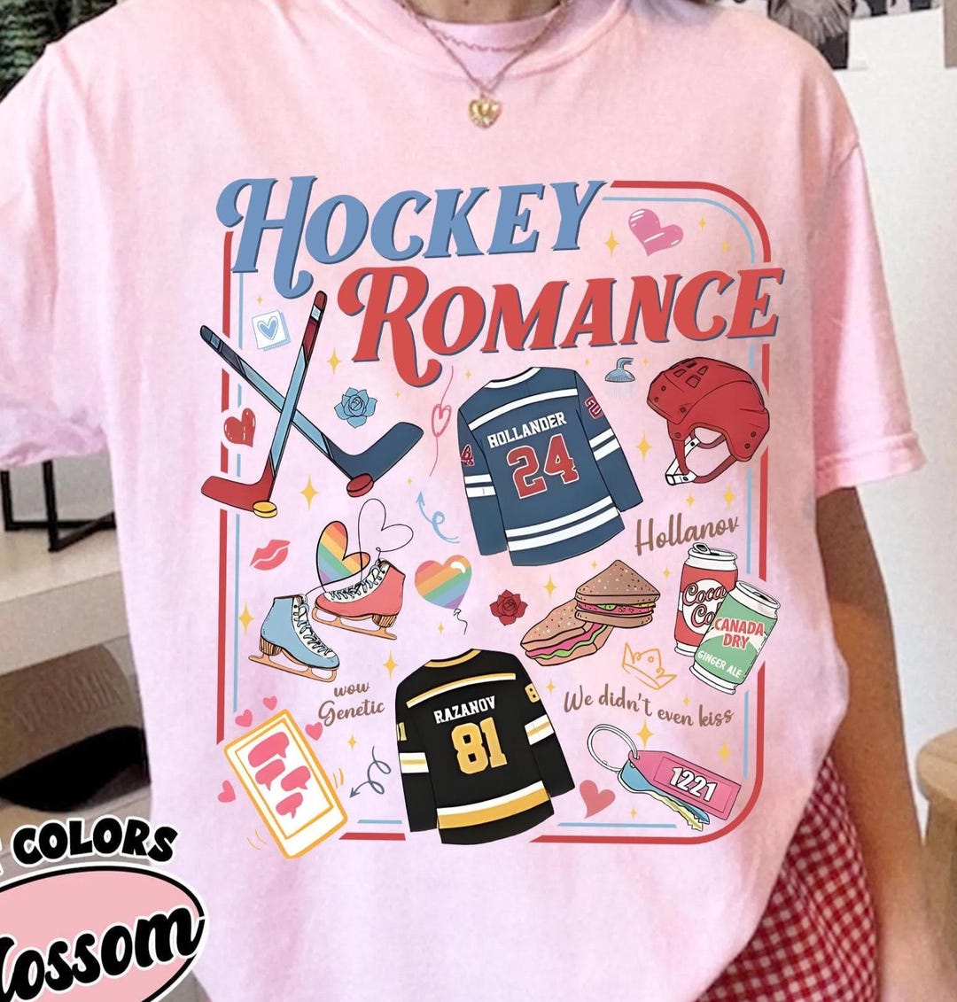 Hockey Romance T-shirt, Heated Rivalry Inspired Shirt, Booktok Sports ...