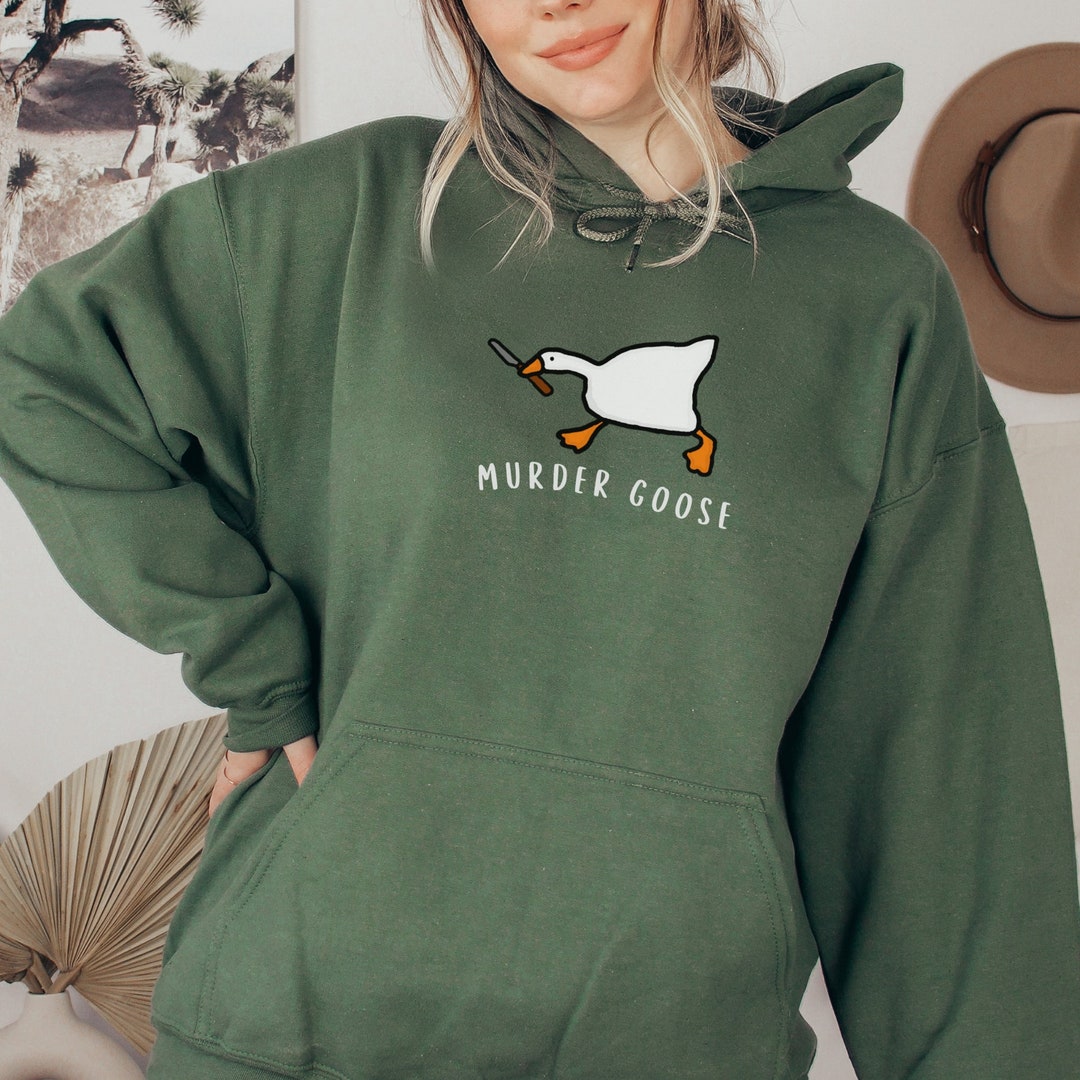 Silly Goose Sweatshirt Murder Goose Crewneck Sweater Goose - Etsy Singapore