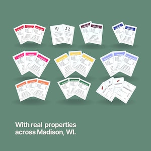 UW Madison Board Game | UW Madison Gifts | Madisonopoly | Special ...